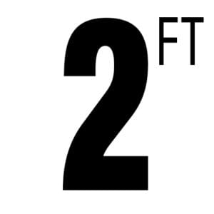 Depth Marker 2 Feet - Fujiwa Tiles